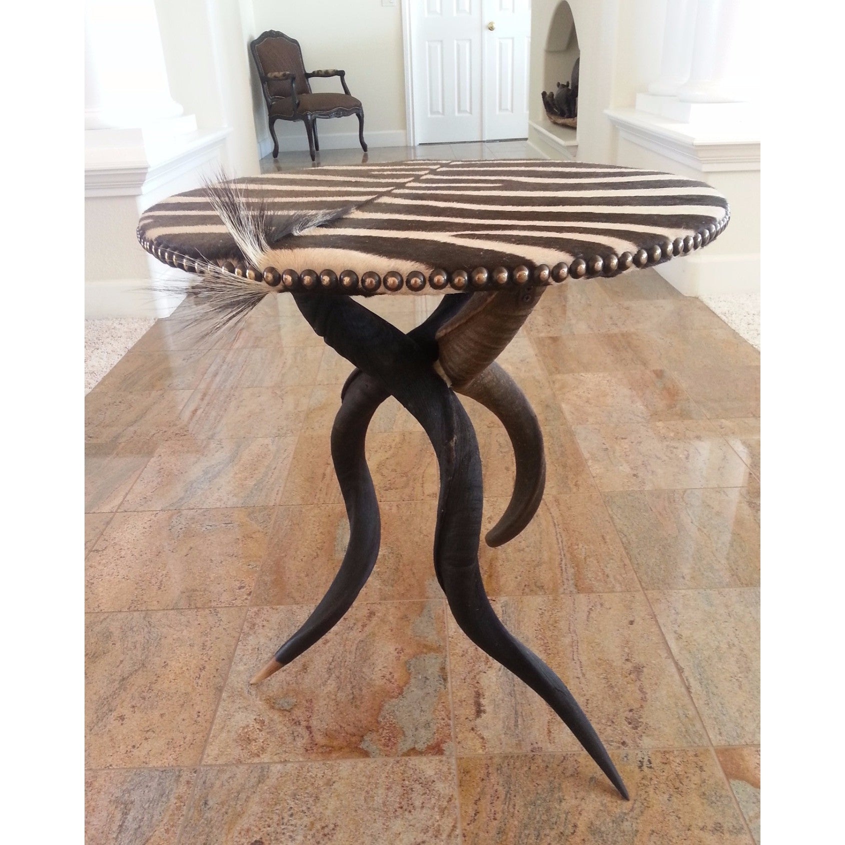 how to make a zebra coffee table