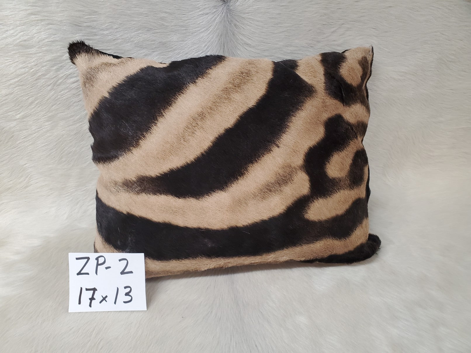 ZEBRA PILLOW: ZP-2 – Trophy Room Collection