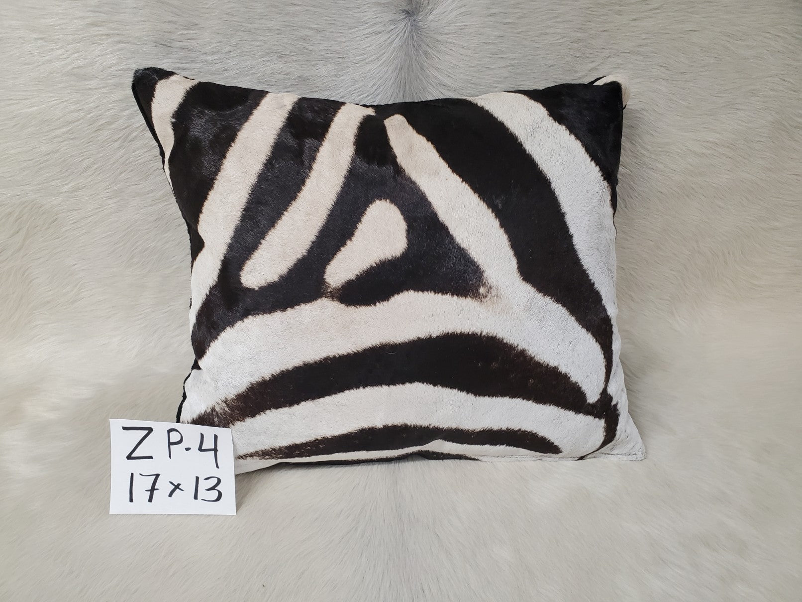 ZEBRA PILLOW: ZP-4 – Trophy Room Collection