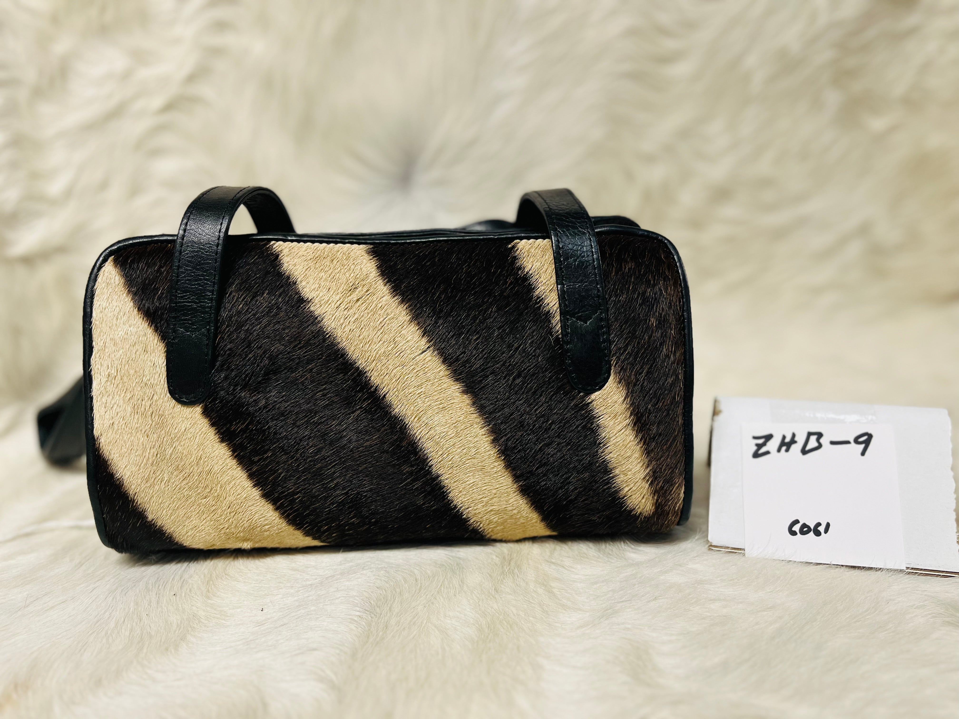 Zebra Handbag ZHB-9 – Trophy Room Collection